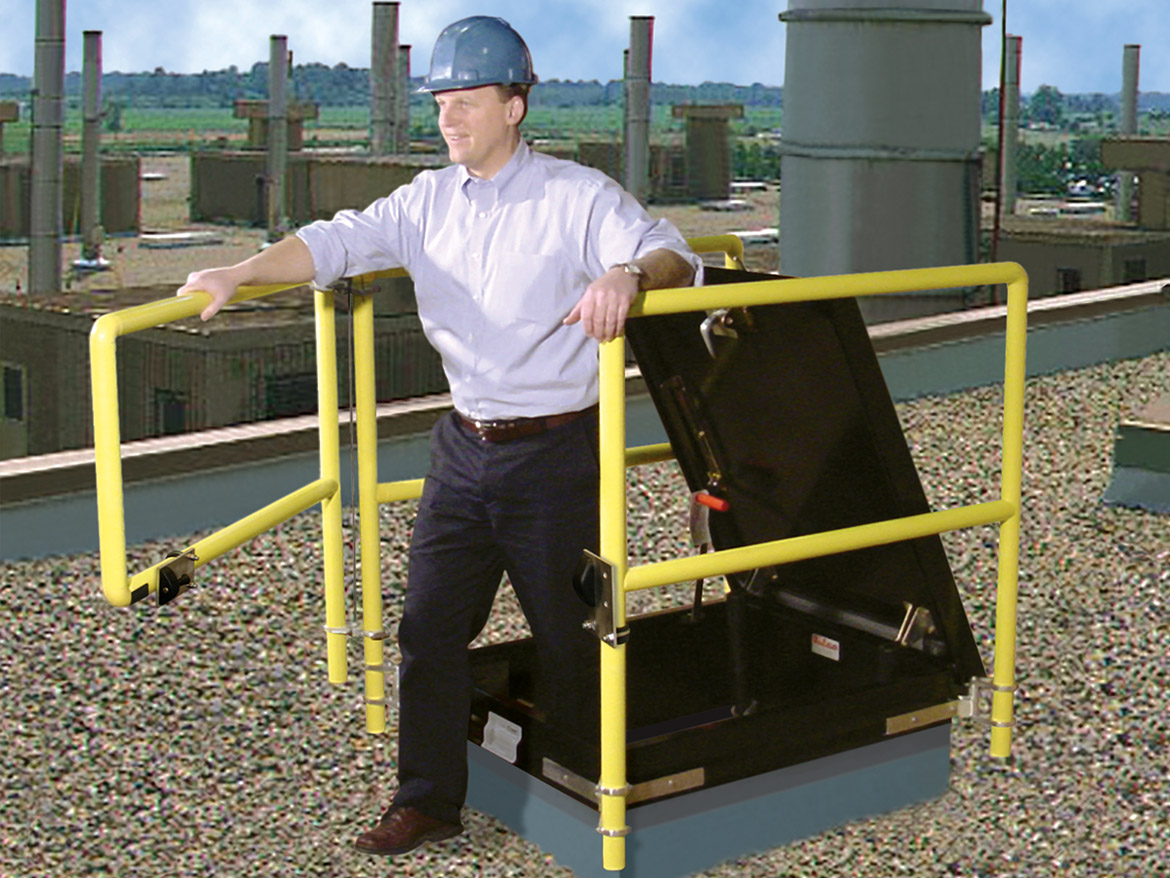 Bil-Guard Geländersystem - HAGO Schachtabdeckung, Zaun, Leiter, Gerüst