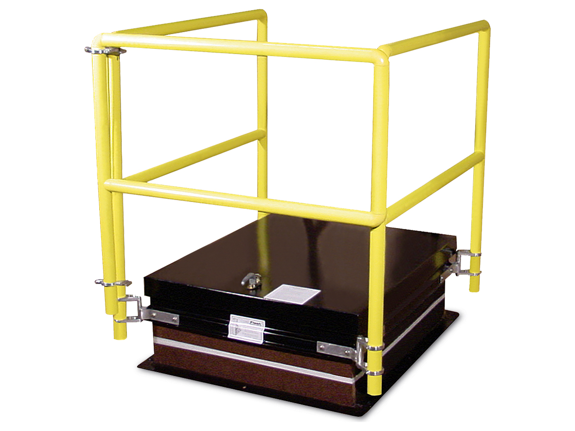 Bil-Guard Geländersystem - HAGO Schachtabdeckung, Zaun, Leiter, Gerüst